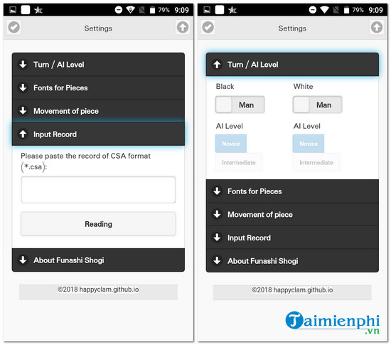 Tải Funashi Shogi cho Android, Game cờ tướng Nhật Bản miễn phí -taimie