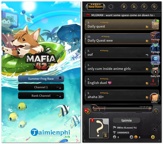 Tải Mafia42 cho Android iPhone - Game Mafia cho điện thoại -taimienphi