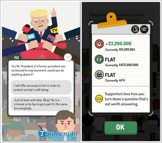 Download Hey Mr. President Cho Android - Game mô phỏng bầu cử cho điện