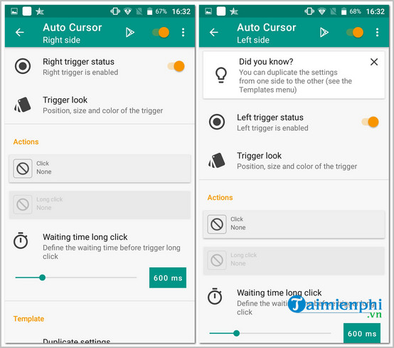 Download Auto Cursor Cho Android - Ứng dụng điều khiển điện thoại bằng