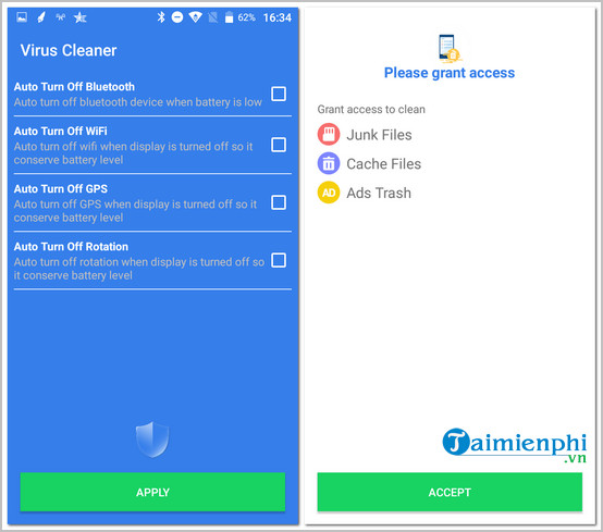 Download Virus Cleaner & Security Cho Android - Ứng dụng diệt virus ch